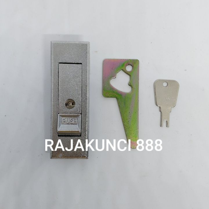 Kunci panel push lock with key MS603 polos / Kunci panel / Box panel ...