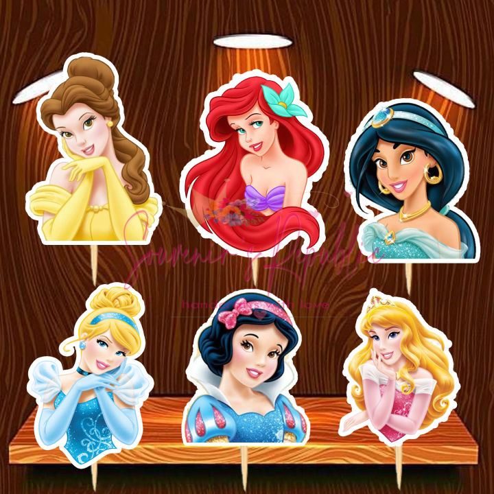 Free Printable Princess Cupcake Toppers Princess Cupcake Toppers,