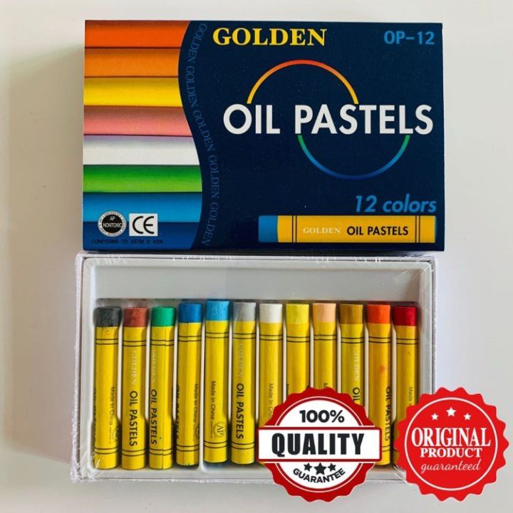 Golden Oil Pastels 12 colors | Lazada PH