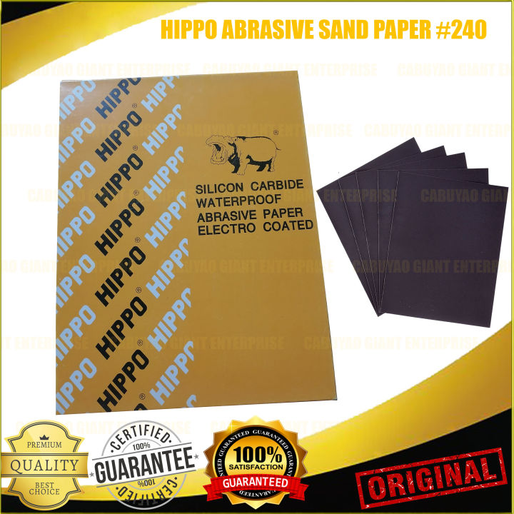Hippo Sand Paper #240 (100pcs) | Lazada PH