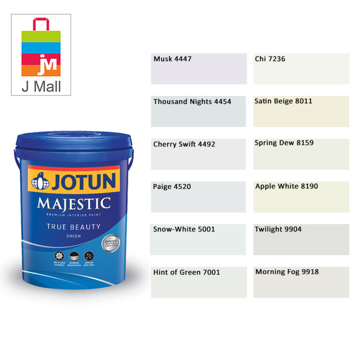 (4447-9918) 1L Jotun Interior Majestic True Beauty Sheen Shades of ...
