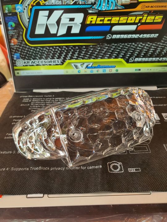 Kaca Mika Stoplamp Astrea Grand Putih Bening Diamond PNP Astrea Grand ...