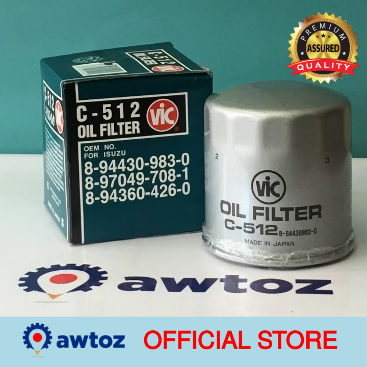 VIC Oil Filter C-512 | Lazada PH