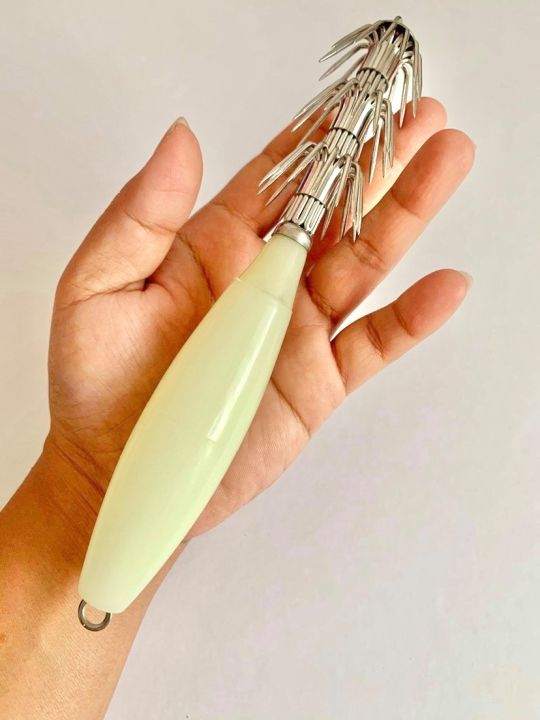 20cm big luminous 3 layered Squid Hooks | Lazada PH