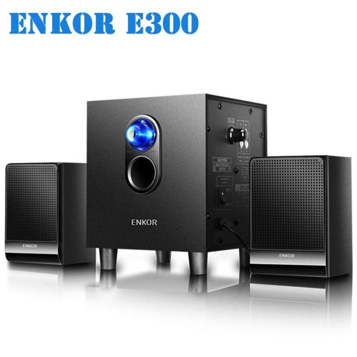 ENKOR E300 Multimedia Desktop PC Sound Heavy Audio Germany Subwoofer 2. ...