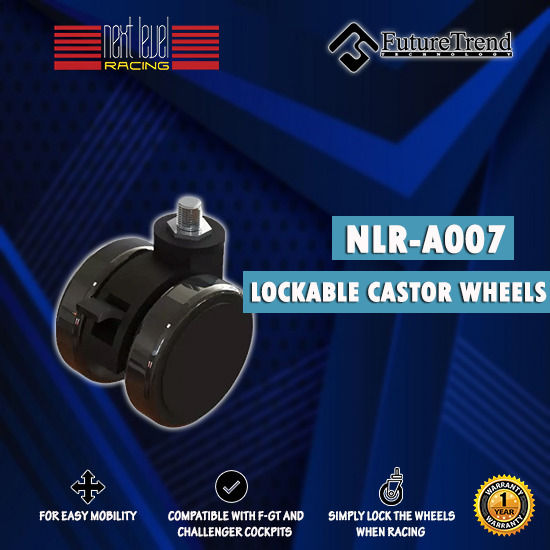 Next Level Racing NLR-A007 Lockable Castor Wheels | Lazada