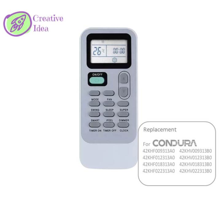 Replacement Remote for Condura KHF and KHV Splitwall Models (Non ...