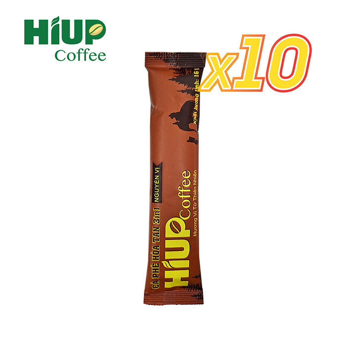 Combo 10 Gói Cà Phê Sữa 3in1 Nguyên Vị (10 Gói x 16g)- HIUP Coffee ...