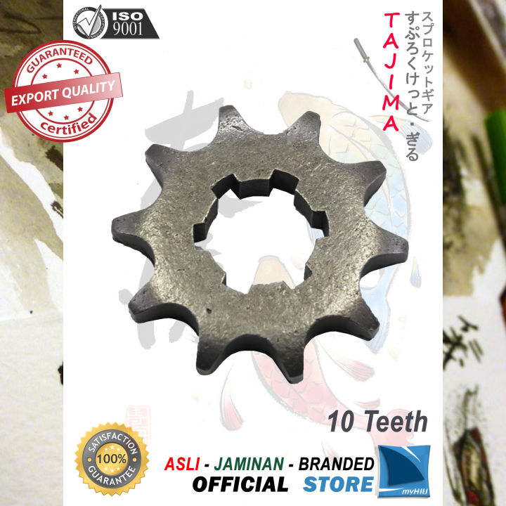 Gigi Tarik 428-10T YAMAHA RGR Gir Depan Sprocket Gear TAJIMA | Lazada ...