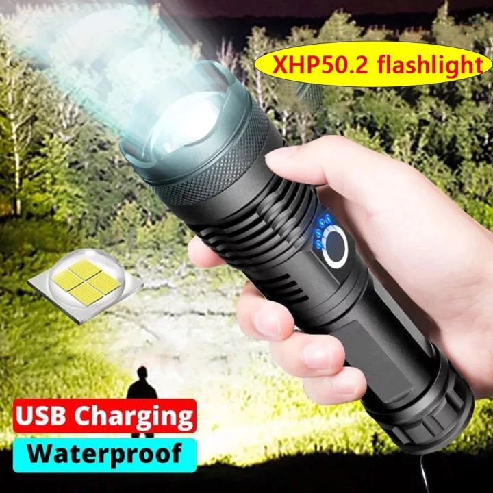 Bright xhp p50 most powerful flashlight xhp70 tactical flashlight xhp50 ...