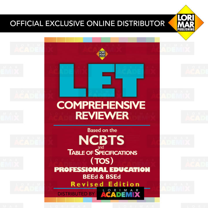 LET REVIEWER, Professional Education Vol. 1 Revised Ed. | Lazada PH