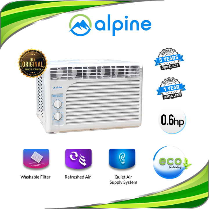 Alpine 0.6 HP Inverter Grade Window Type Air Conditioner R410A ...