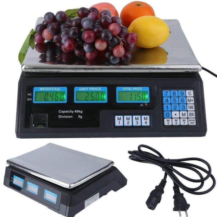 Food Meat Produce Weighing Weigh Digital Price Computing Scales 5g to ...