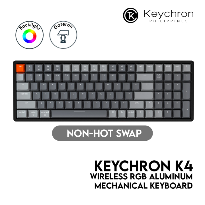 Keychron K4 Mechanical Keyboard (96% Layout, Wired/Bluetooth, RGB ...