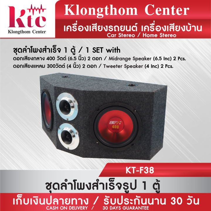 (ตู้ลำโพง ตู้ซับ เครื่องเสียงรถ ดอกลำโพง ดอกซับ ลำโพงติดรถยนต์ ลำโพงบ้าน) Klongthom Center รุ่น ...