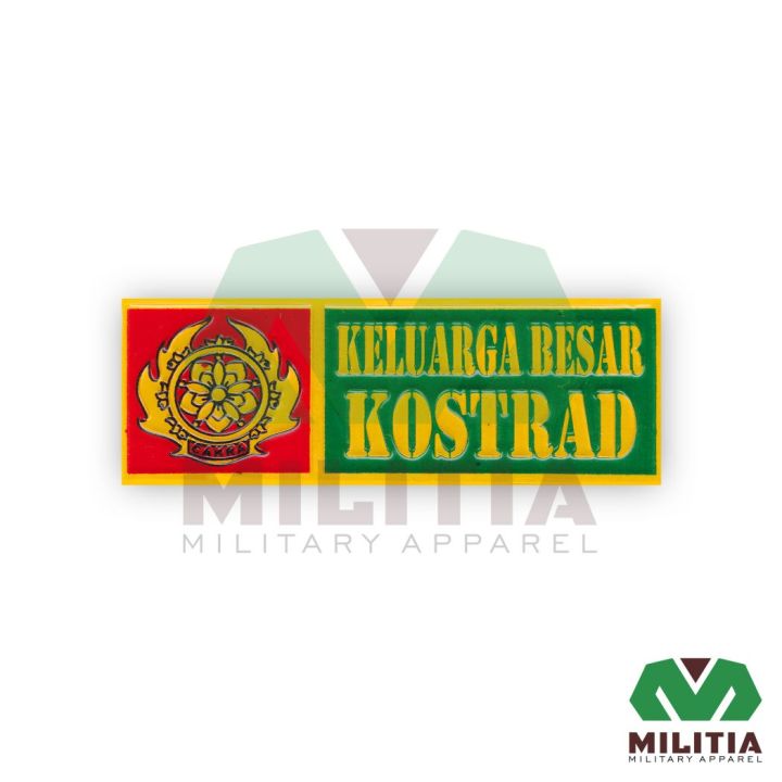 Stiker kecil Keluarga Besar KOSTRAD List Kuning | Lazada Indonesia
