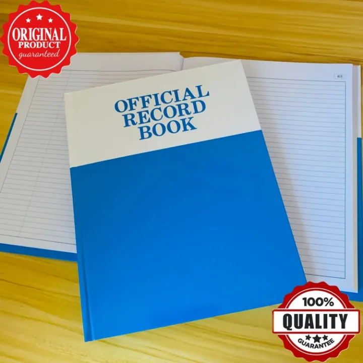 OFFICIAL RECORD BOOK 8.5 inches x 11 inches 300 PAGES with Page Number ...