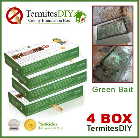 Kotak Umpan Anai-Anai Termites DIY Colony Elimination Baiting Box ...