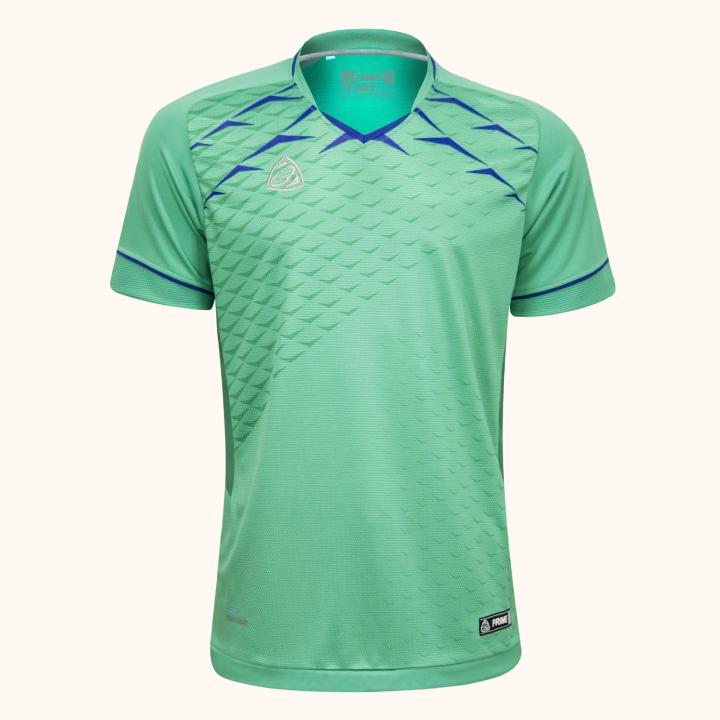 EGO PRIME PM111 เสื้อฟุตบอลคอวี สีเขียวน้ำทะเล | Lazada.co.th