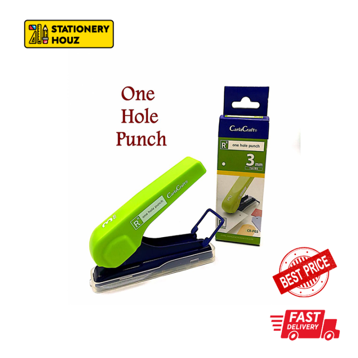 Stationery Houz CarlaCraft CR-P03 One Hole Punch 3mm / Premium Japan ...