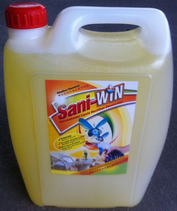 Sani-WIN (Concentrated Liquid Sanitizer Deodorizer) - 5LT [Liquid ...