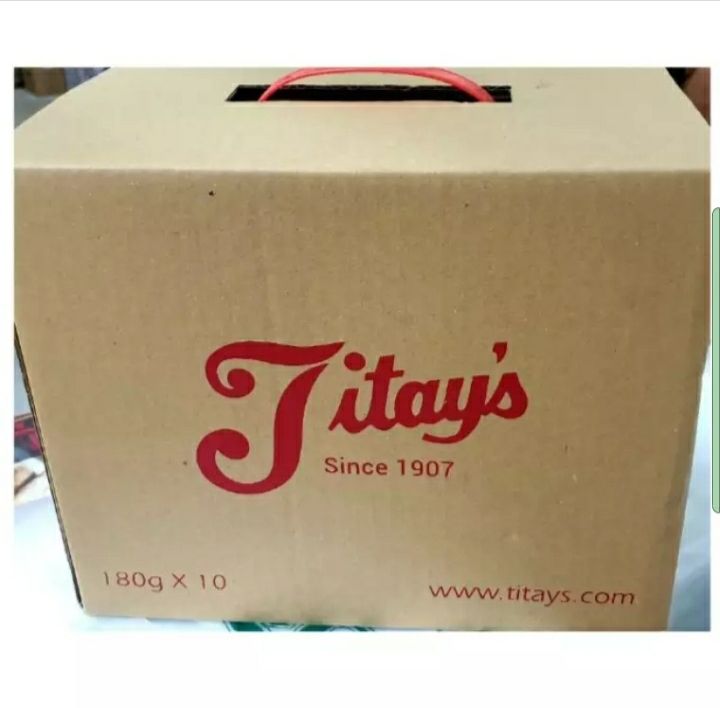 Titay's Rosquillos Biscuits Pasalubong Box (180g x 10) | Lazada PH