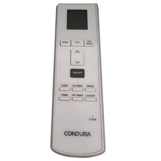 REMOTE CONTROL for CONDURA Inverter Window Type Aircon LCD Wireless ...