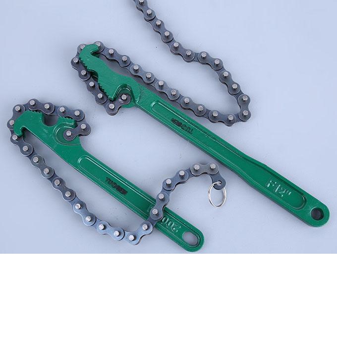 Chain Type Oil Filter Wrench / Oil Fuel Filter Wrench Removal Tool ...