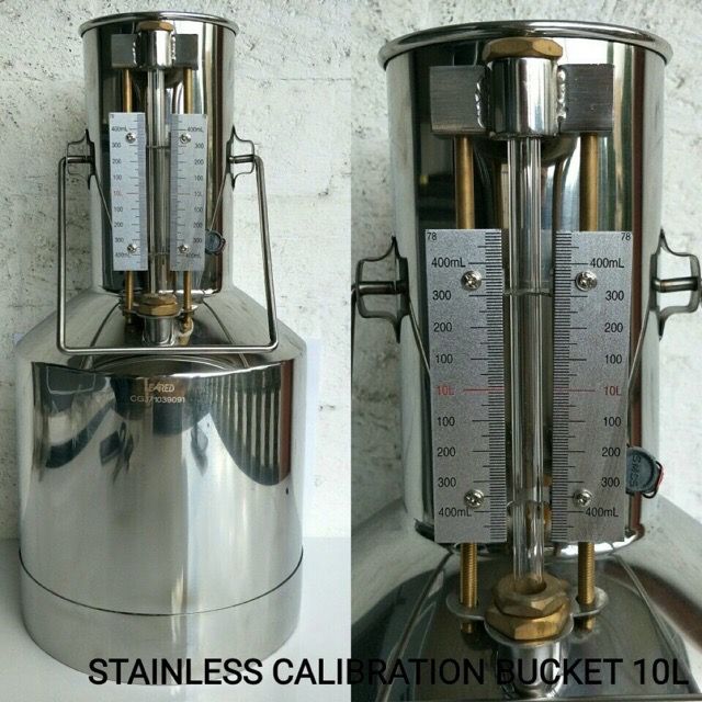 STAINLESS CALIBRATION BUCKET 10L | Lazada PH