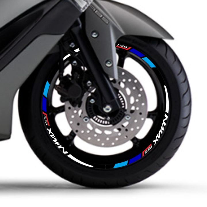 Reflective Motorcycle Wheel Hub Sticker for YAMAHA NMAX 155 2020 to ...