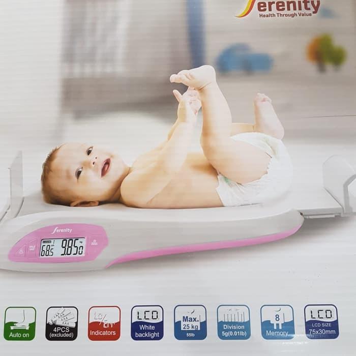 TIMBANGAN BAYI DIGITAL SR 721 DM . ALAT UKUR BERAT BADAN DAN TINGGI ...