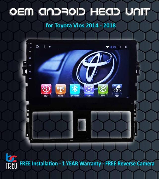 Toyota Vios 2014-2018 OEM Android Head unit | Lazada PH