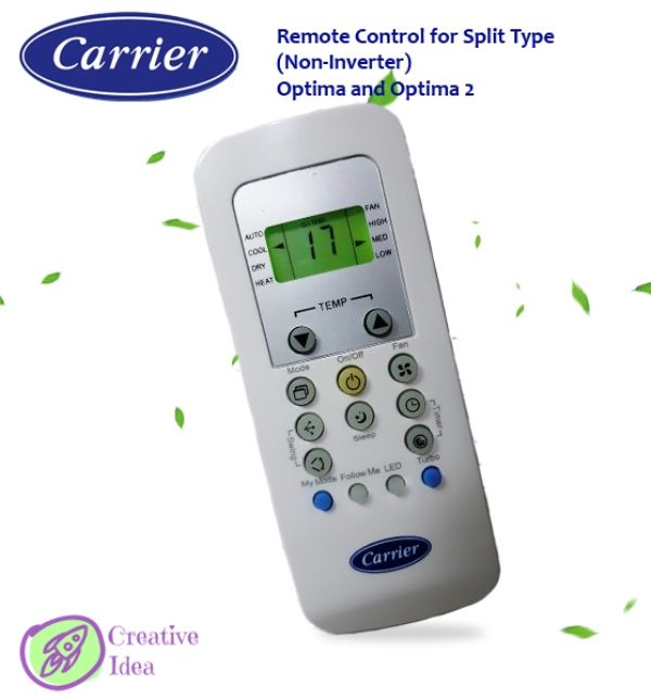 Remote Control for Carrier Highwall (Non Inverter)- Handheld wireless ...