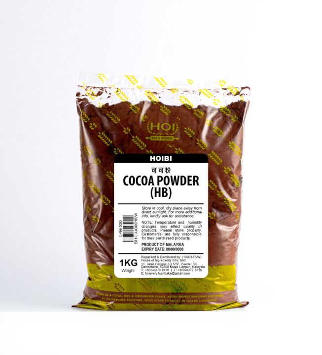 HOI Baker&Chef Cocoa Powder (HB) 1Kg | Serbuk Koko (HB) | Lazada