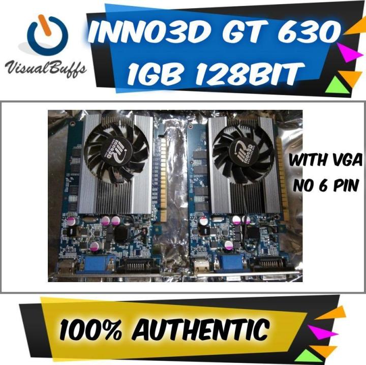 Video Card GT 630 1gb gddr3 128bit (used) Nvidia Geforce Gaming ...