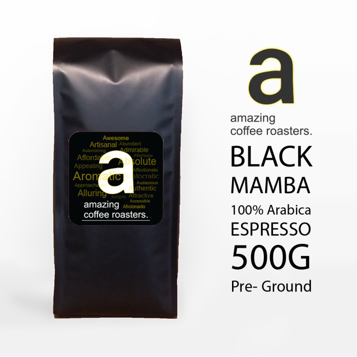 Dark Roast Coffee Bean 500g or 200g | Amazing Coffee | Black Mamba ...