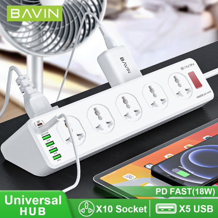 Cocapark BAVIN PC256 Universal Charging HUB Extension 10 Universal ...