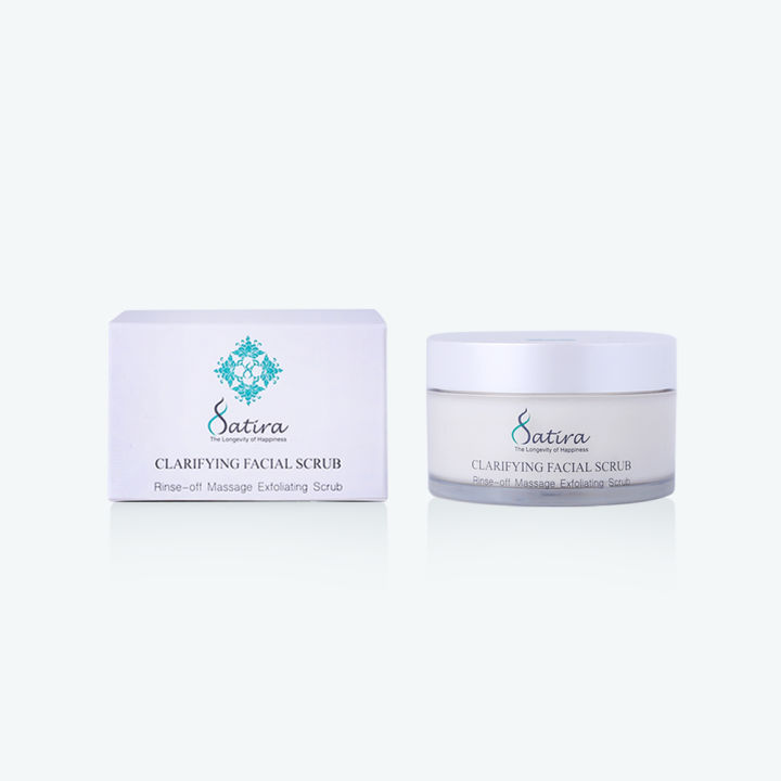 Satira Clarifying Facial Scrub 80 gm สถิรา สครับผิวหน้า สำหรับทุกสภาพ ...