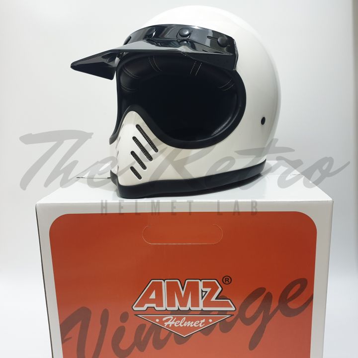 The Retro Helmet Lab | AMZ Creta II | Vintage Classic Retro Helmet ...