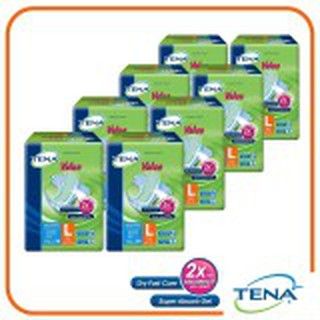 Tena Value (L) Adult diaper/diapers –1 ctn 8 bags x 8 pcs Pek Baru | Lazada