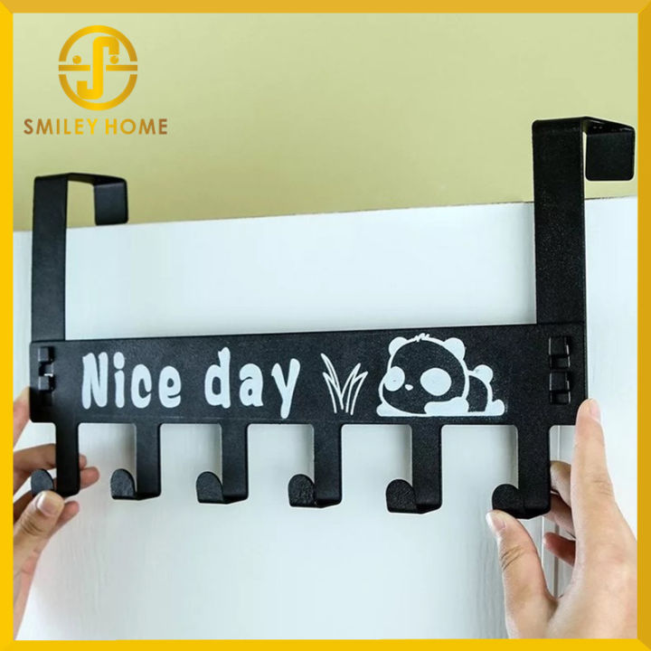 Smiley Home ที่แขวนของหลังบานประตู เพื่อแขวนเก็บของใช้ทั่วไป ผลิตจาก ...