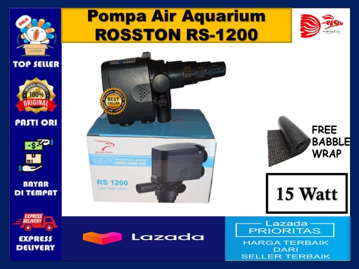 ROSSTON rs1200 rs 1200 mesin pompa air celup aquarium aquascape Murah ...