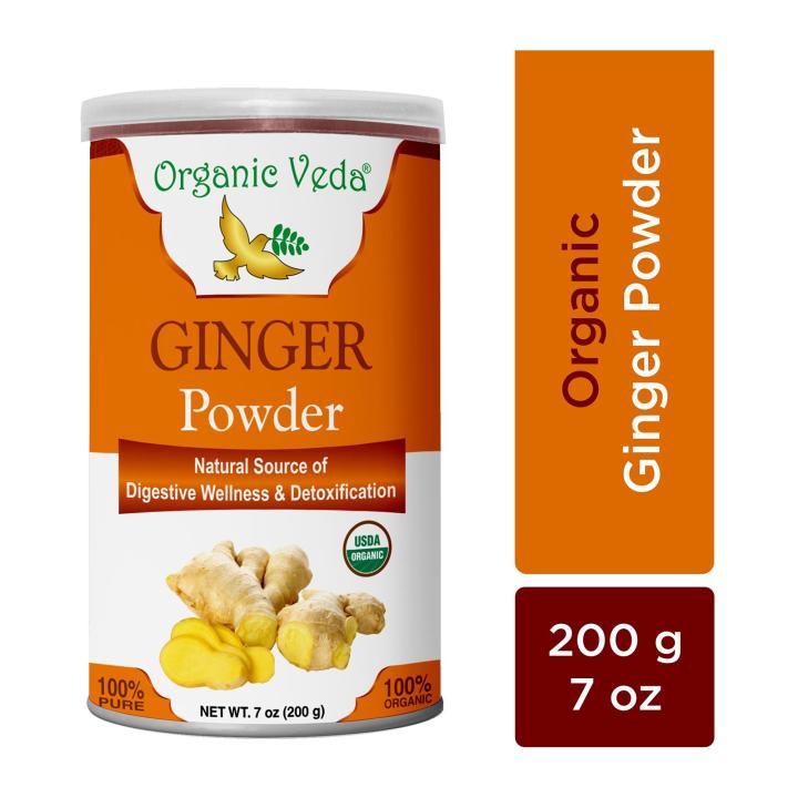 Organic Veda® Ginger Powder 200 grams (Zingiber officinale) | Lazada ...
