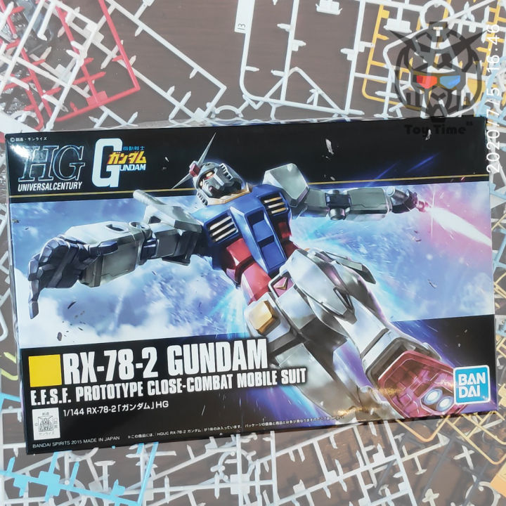 GUNPLA HG RX-78-2 GUNDAM EFSF PROTOTYPE CLOSE-COMBAT MOBILE SUIT 191 Bandai JAPAN ใหม่-แท้ ...