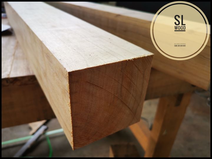 Balau Solid Wood Timber Smooth Finish 70(T)mm × 70(W)mm = 2,3,4,5,6,7,8 ...
