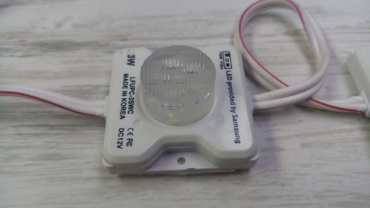 LED Module/ Side Type Diffusion Lens / Made In Korea / 12V / 6 LED One ...