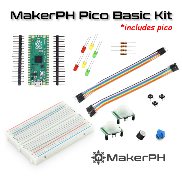 MakerPH Raspberry Pi Pico Basic Kit | Lazada PH