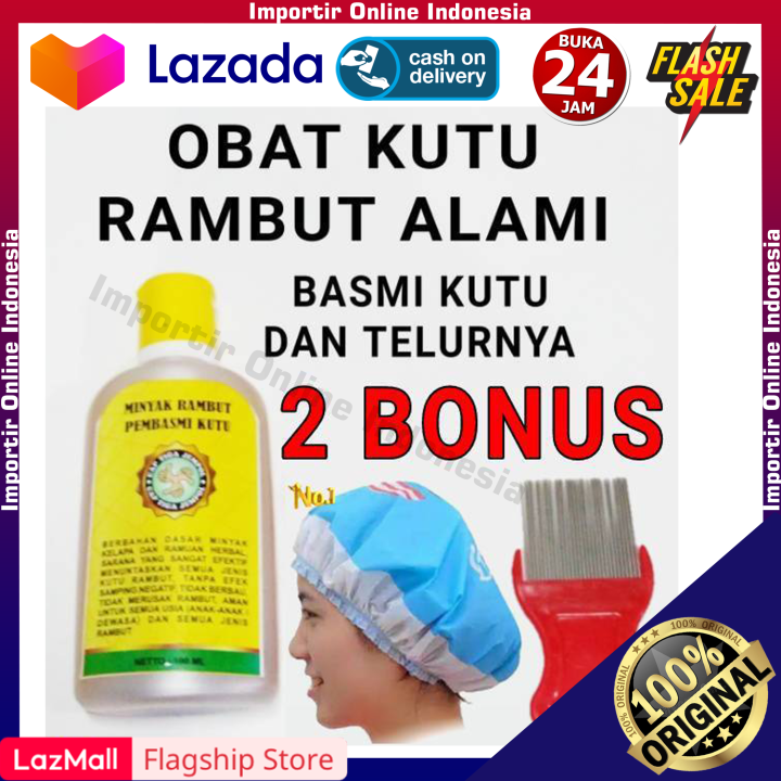 PROMO !! - Obat Kutu dan Telurnya Ampuh 100% - Minyak Rambut Pembasmi ...