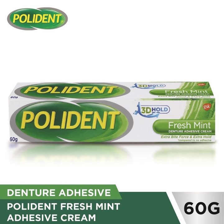 POLIDENT Denture Adhesive 60g | Lazada PH