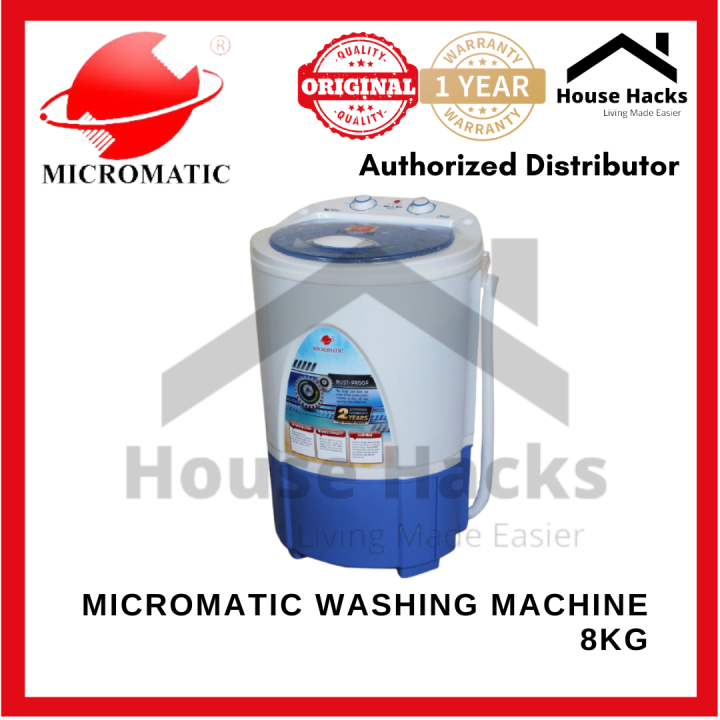 Micromatic Washing Machine 8KG MWM-850 (House Hacks) | Lazada PH